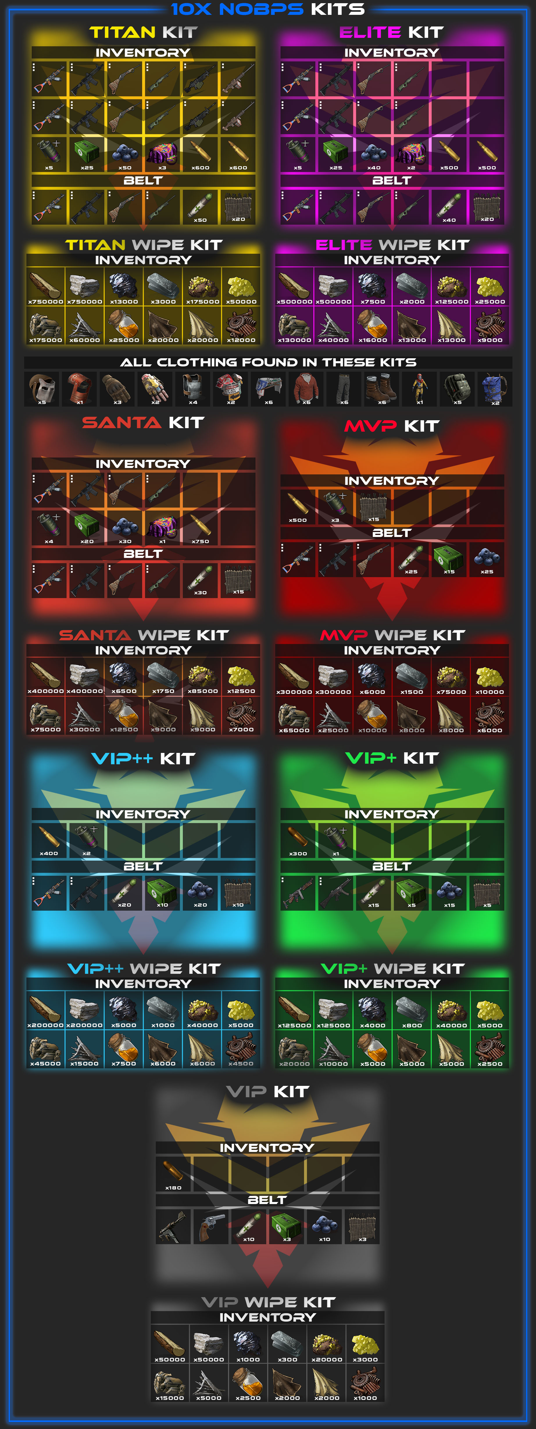 WarBandits · ⚡Ranks Bundle⚡ LIFETIME