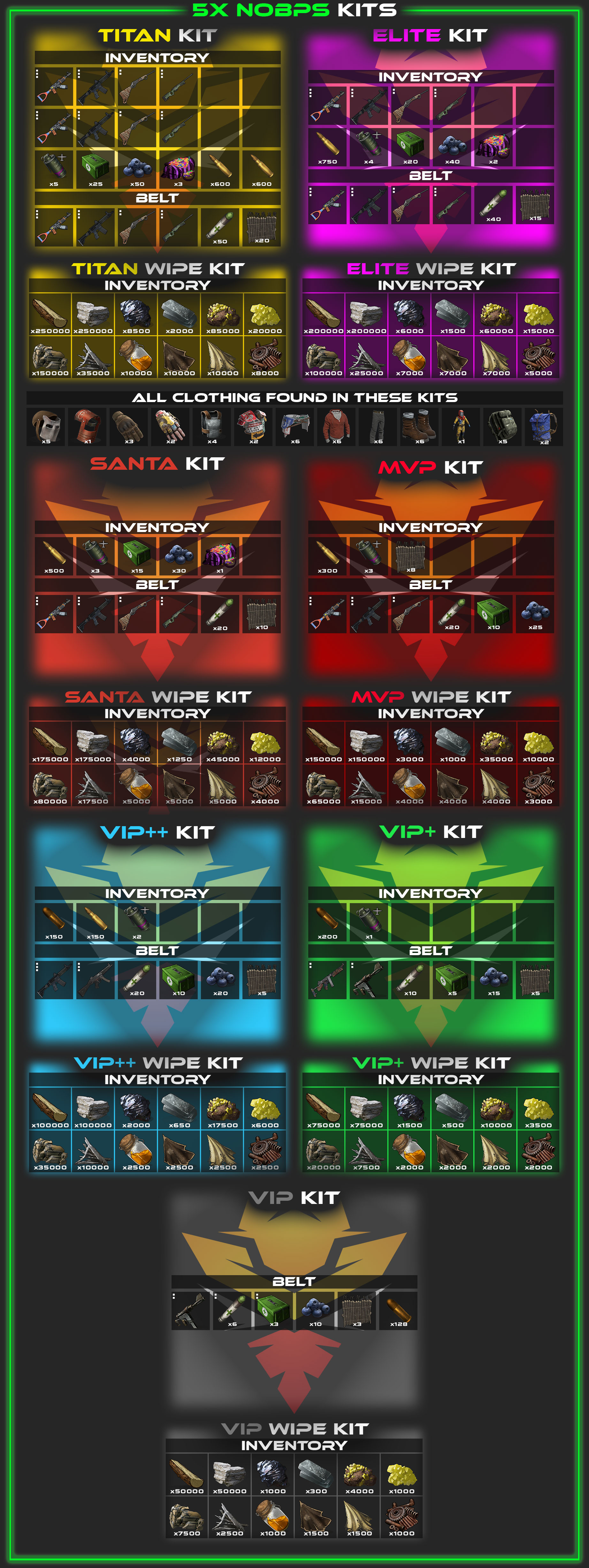 WarBandits · ⚡Ranks Bundle⚡ LIFETIME